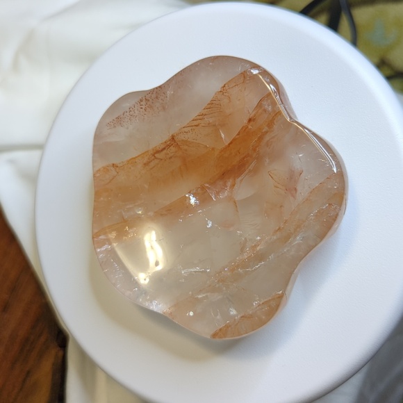 Accents | Sparkly Hematoid Fire Quartz Dish 92 X 95mm | Poshmark